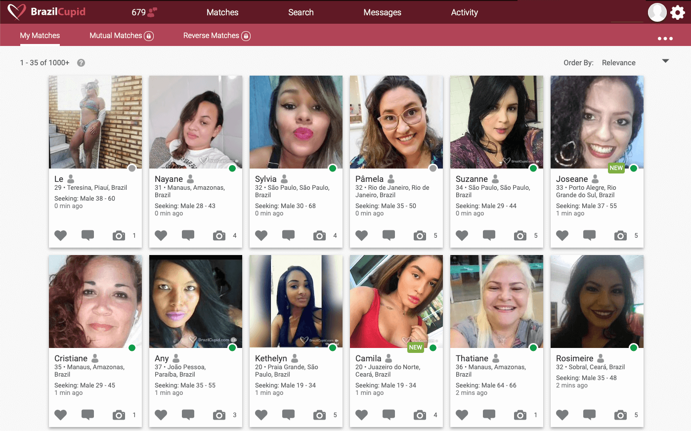 Best Brazil dating sites